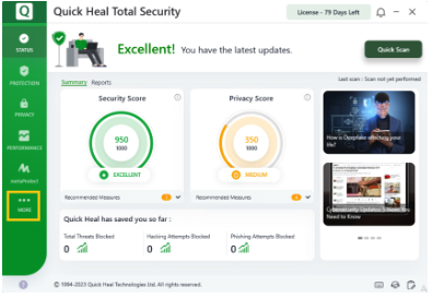 Do you know how easy it is to renew Quick Heal subscription on product?